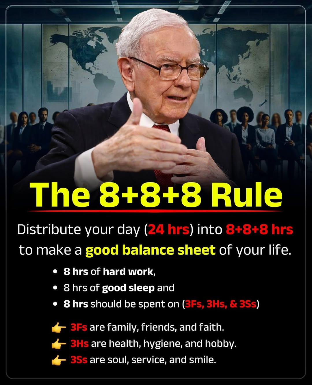 Warren Buffett’s 8-8-8 Hack for Wealth, Health & Peace – Welcome..!! I ...